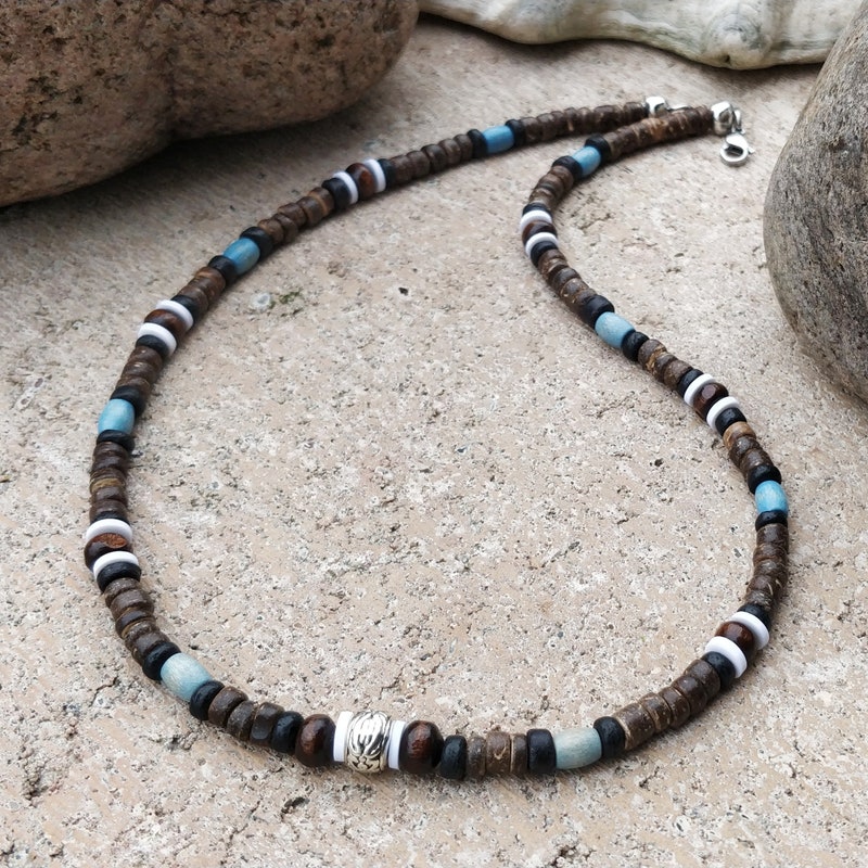 Mens Surfer Necklace - Etsy