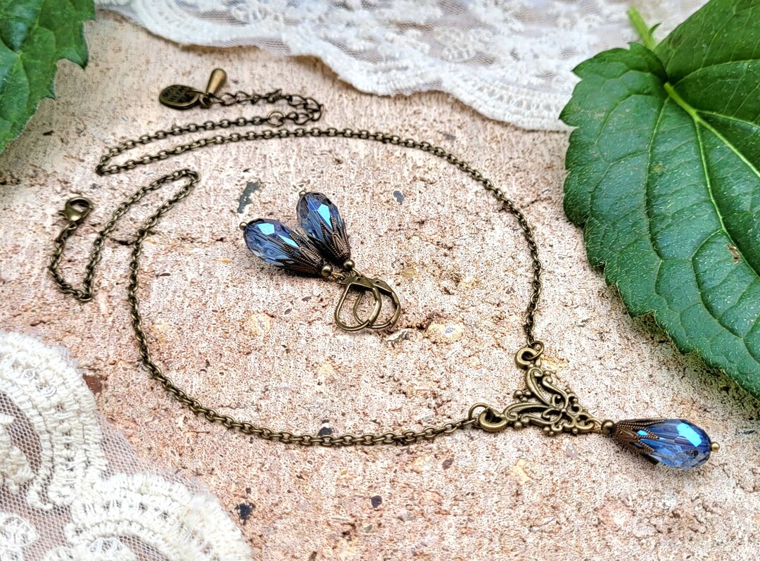 4 Color Variations Vintage Jewelry Set luise - Etsy