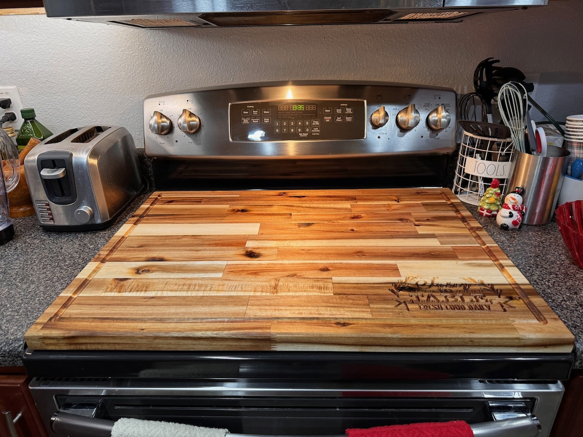 Custom Noodle Board for Stove - "farm to Table" - Etsy