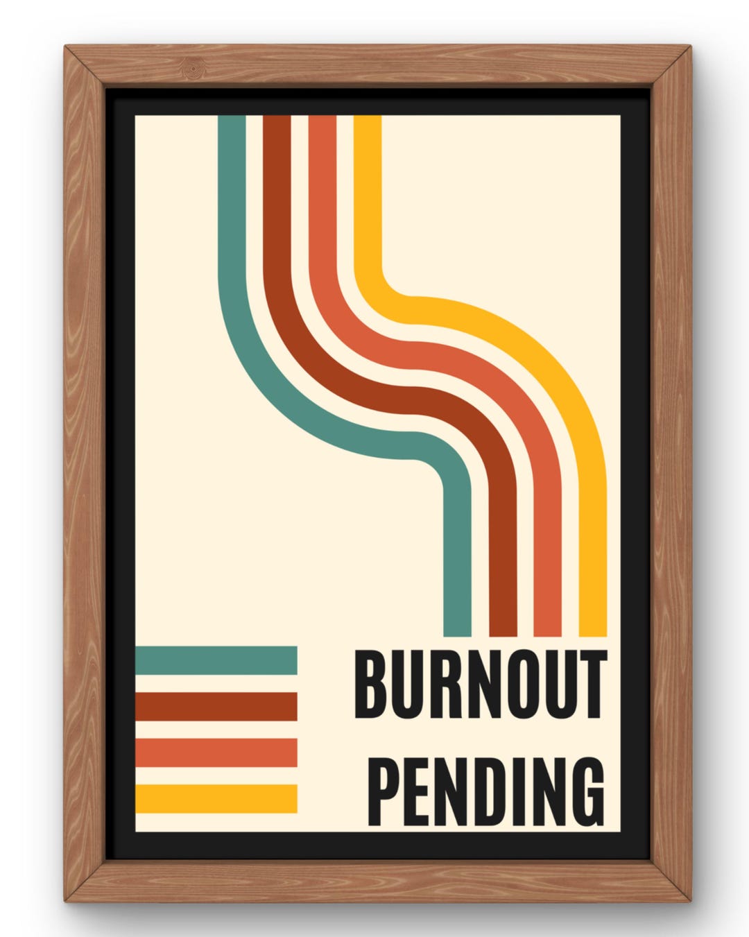 Burnout Pending Poster: Relatable Neurodivergent Wall Art (digital ...