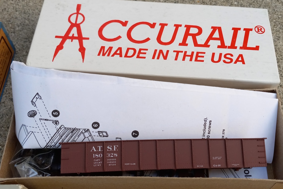 HO Train Car Model Kits Build Your Own - Etsy