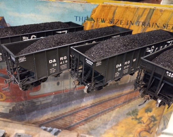 Lot of 11 HO Open Hopper 4-bay D&RGW Train Cars - Etsy