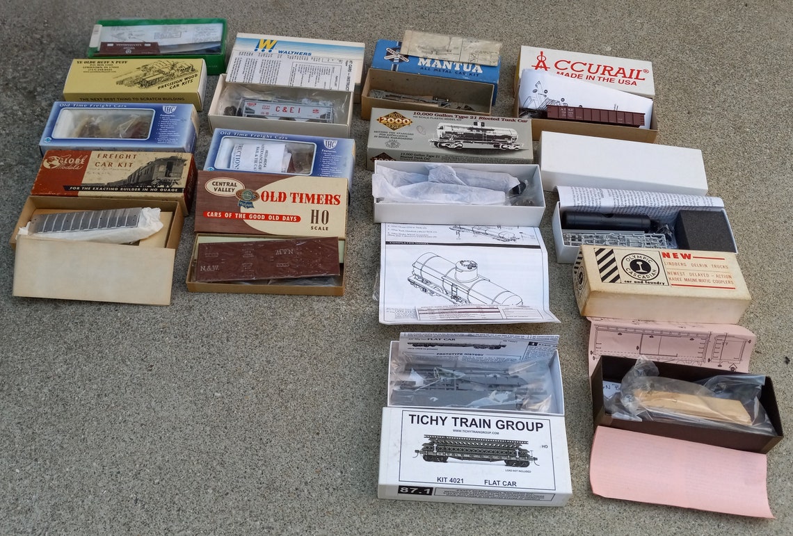 HO Train Car Model Kits Build Your Own - Etsy