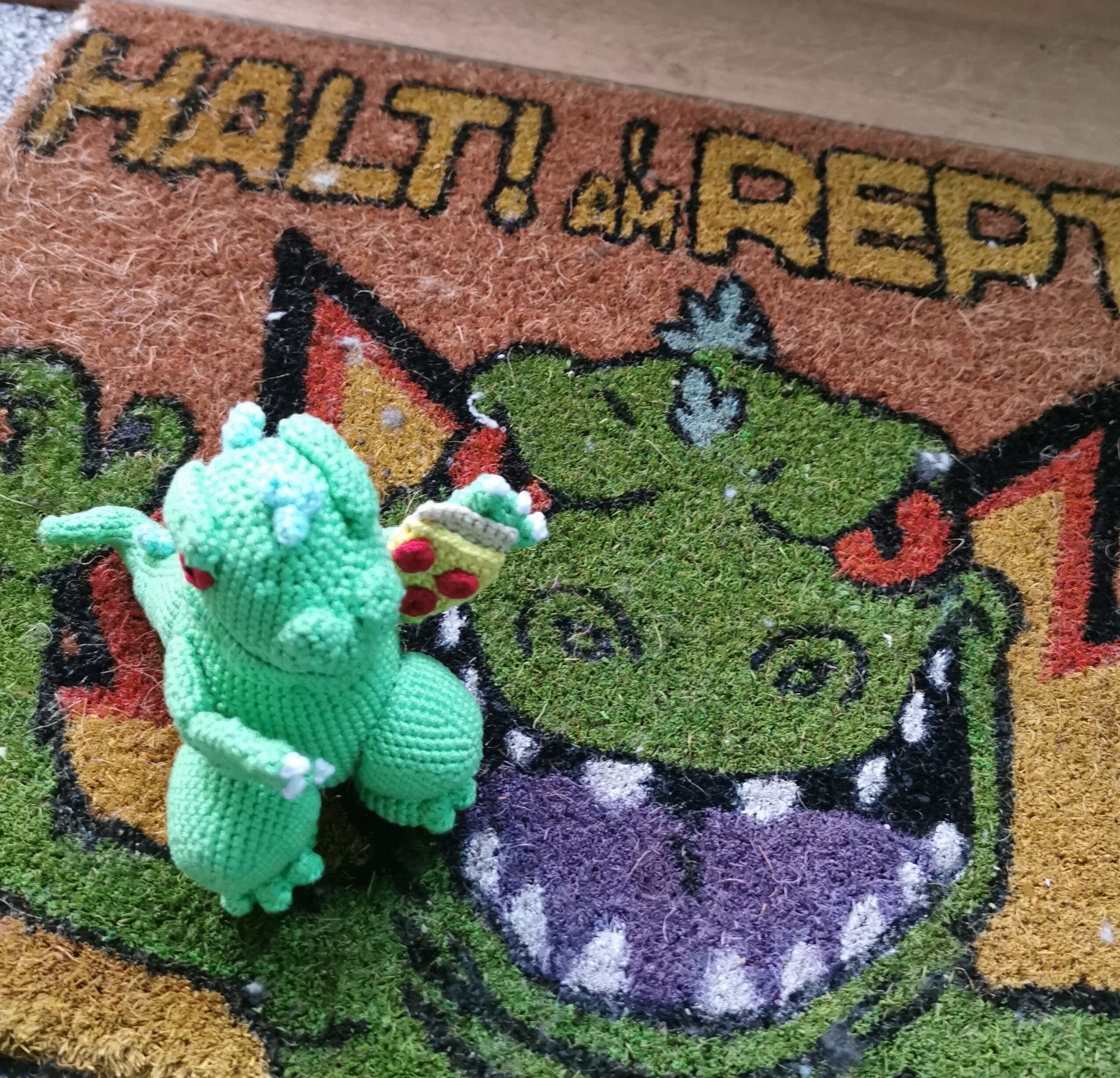 Handmade Crochet Reptar Plush Doll: 90s Nostalgia Gift - Etsy