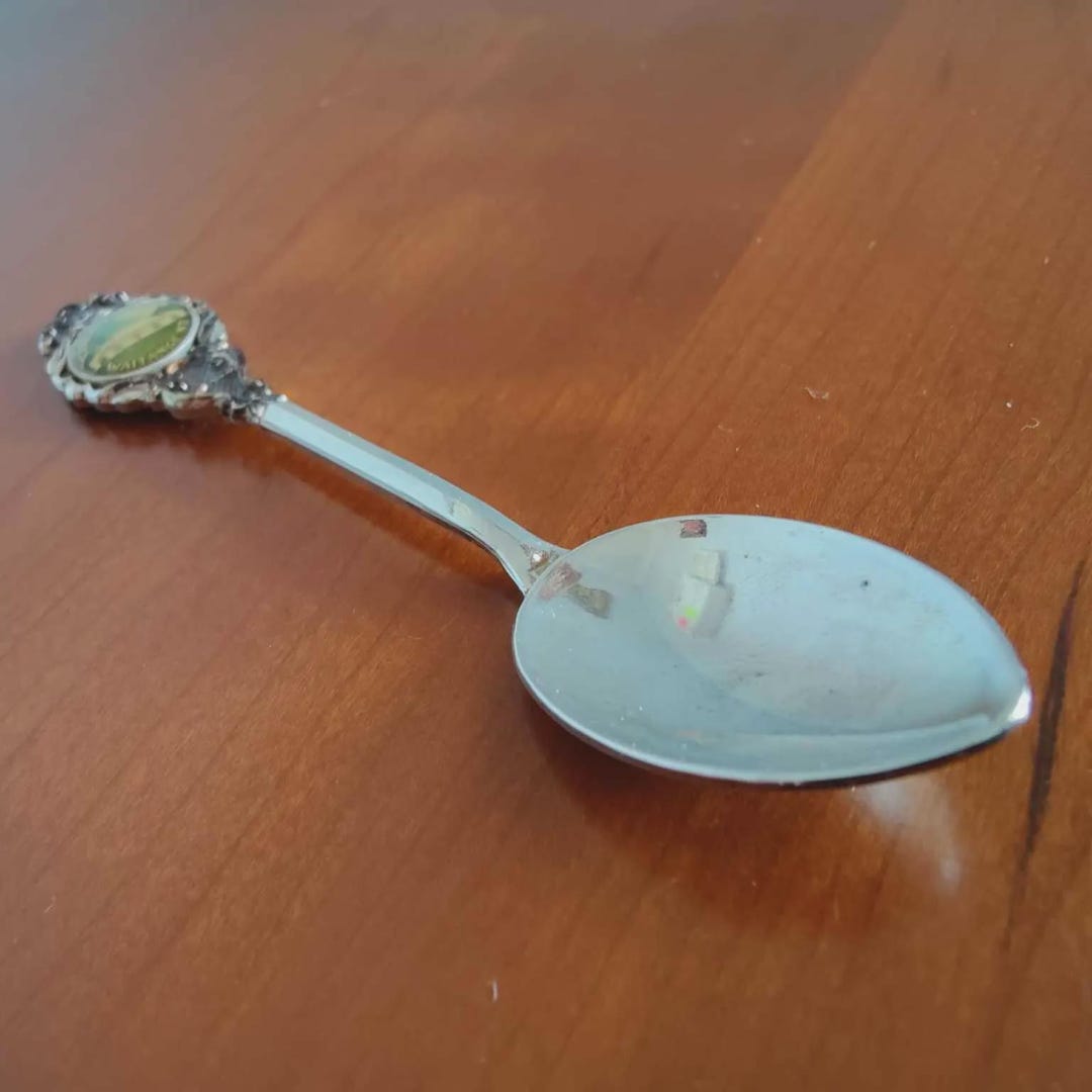1960s 'collectors World' Mt. Cook NZ Vintage Teaspoon – Souvenir Silver ...
