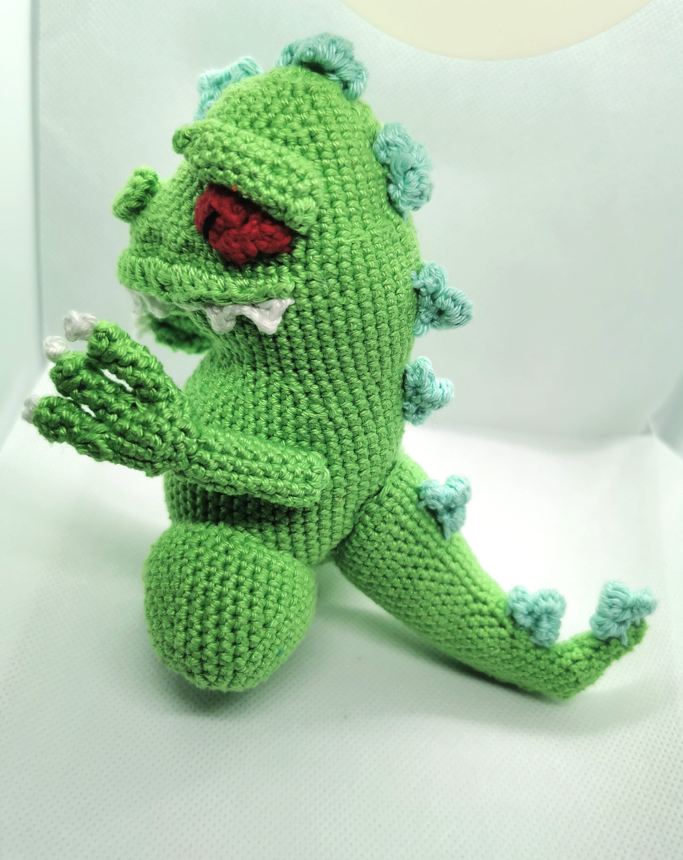 Handmade Crochet Reptar Plush Doll: 90s Nostalgia Gift - Etsy