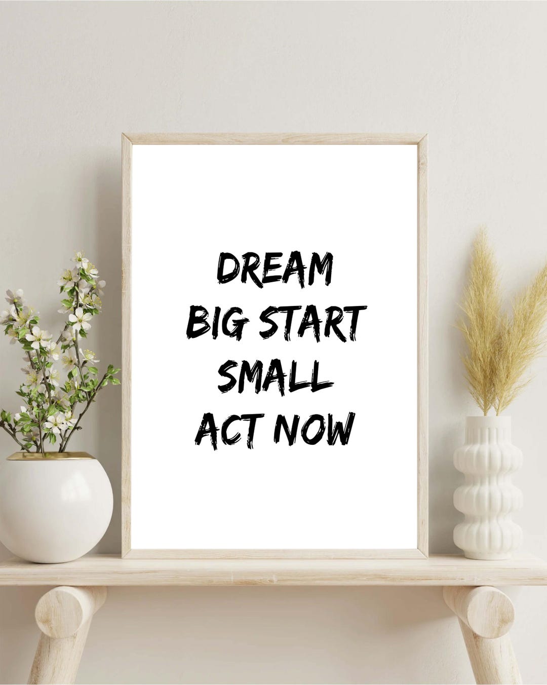 Dream Big Inspirational Art - Elegant Digital Download Wall Decor ...