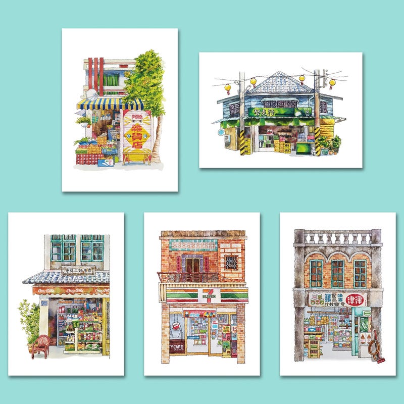 Postcard Store - Etsy