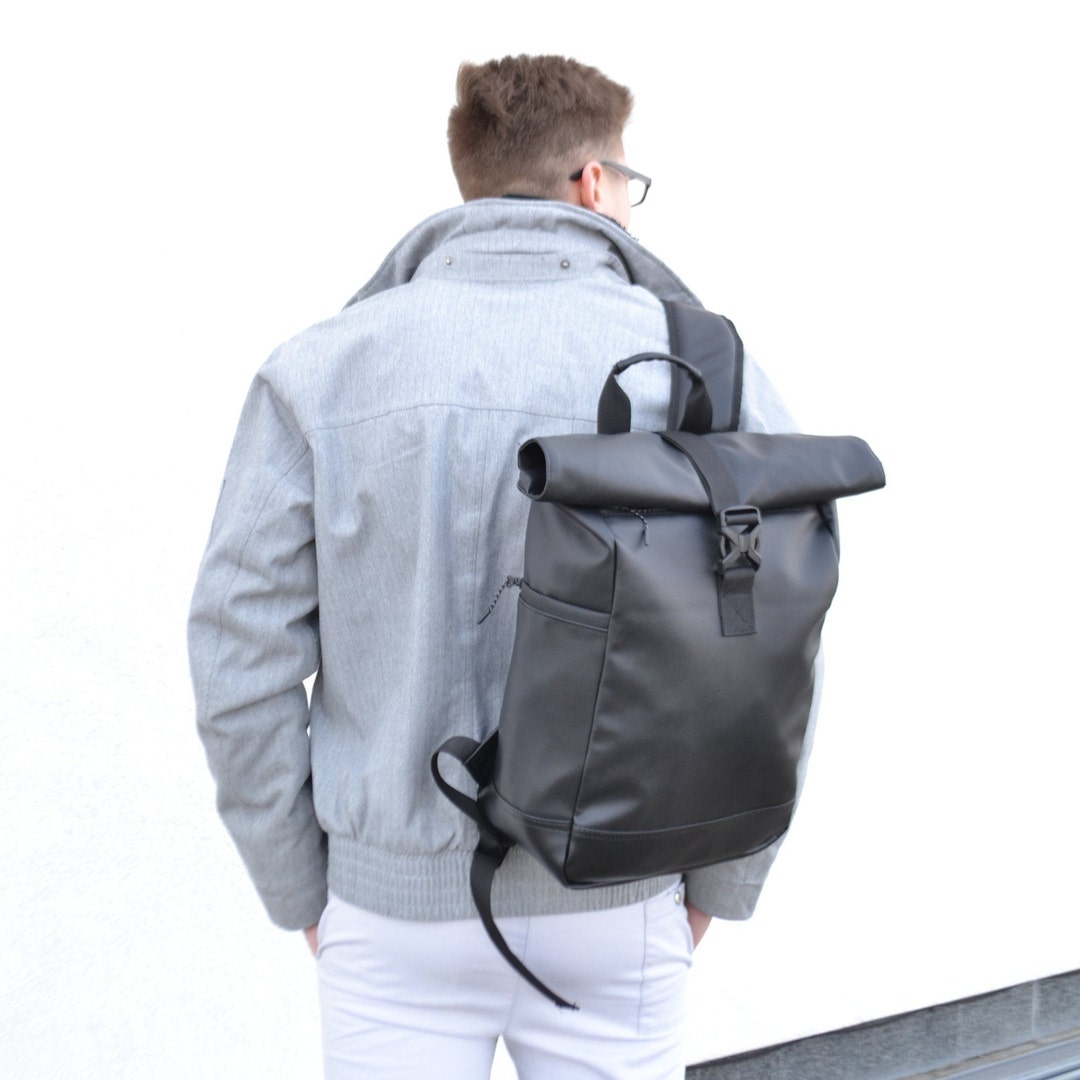 Roll Top Rucksack, Herren Roll Top | Rucksack für Laptop | Woman Roll ...