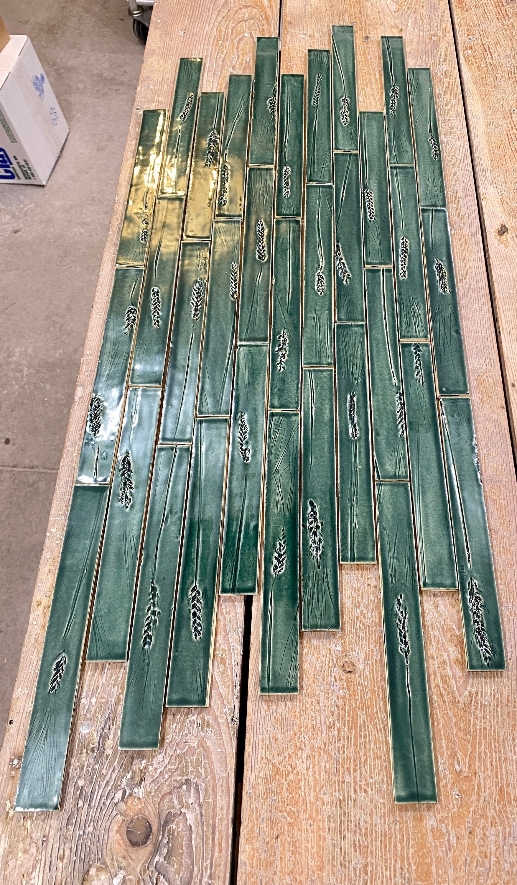 Green Vine Tiles - Etsy