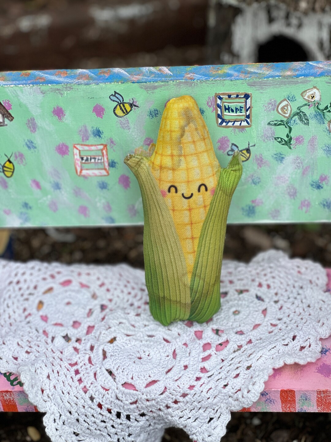 Handmade Primitive Sweet Corn Doll, Farmhouse Decor, Summer Hostess ...