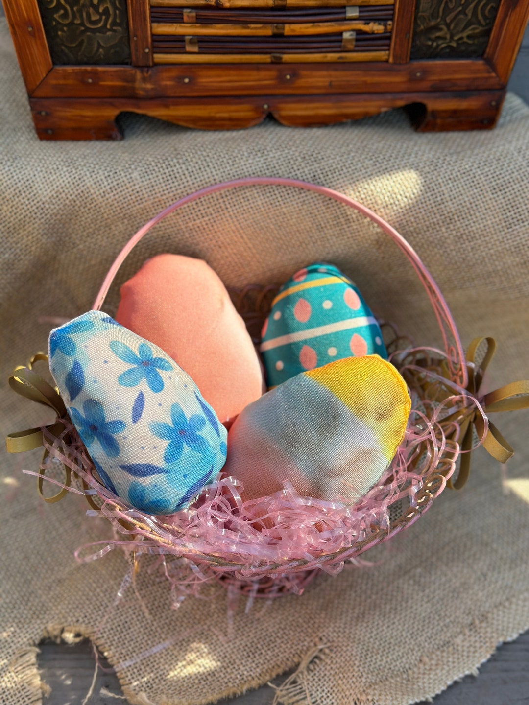 Handmade Primitive Easter Eggs, Farmhouse Easter Decor, Easter Eggs ...