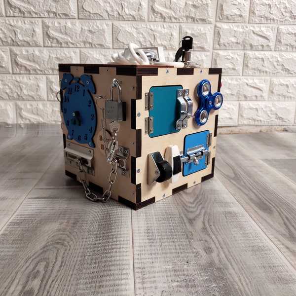 Toddler Busy Box - Etsy