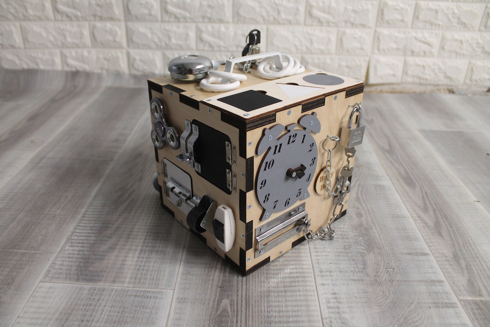 Busy Board Busy Cube 20x20 Cm Baby Boy Girl Gift Montessori - Etsy