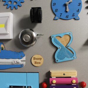 Baby Boy Gift, Motorik Busy Board 80x60 Cm, Fidget Toys, First Birthday ...