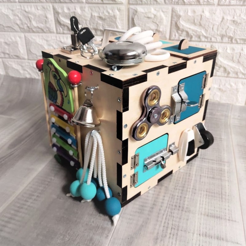 Toddler Busy Box - Etsy