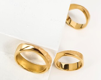 24k Gold Twisted Ring - Etsy
