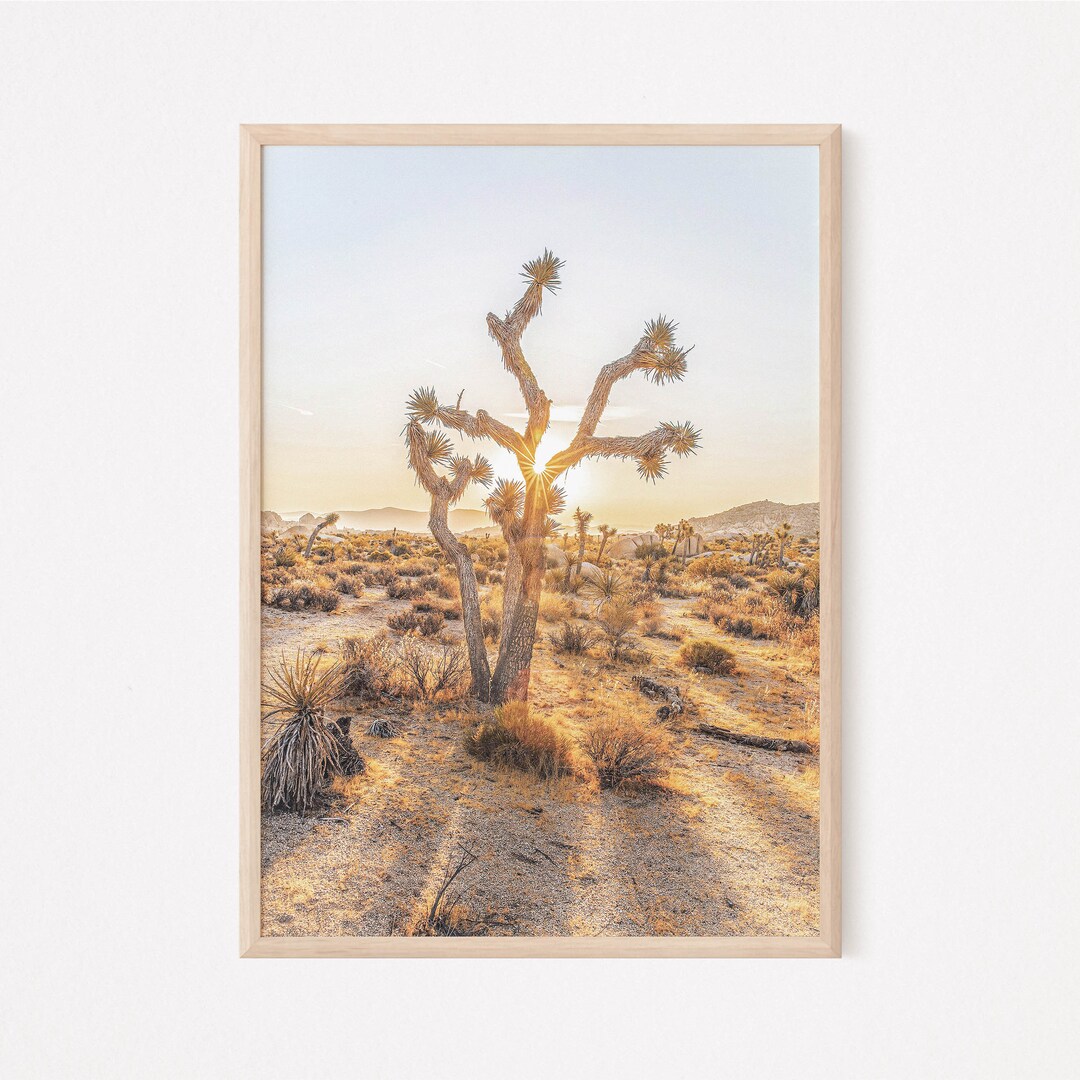 Joshua Tree Print INSTANT DOWNLOAD Joshua Tree Sunset Print - Etsy