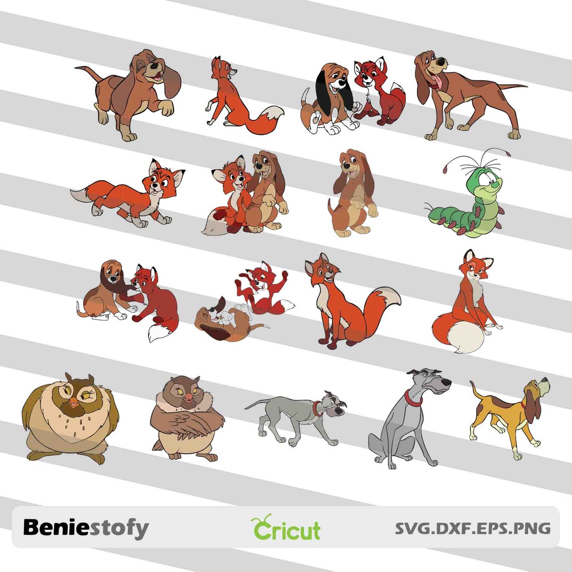 Bundle Cartoon Svg Cricut File Clipart Svg Png Eps Dxf - Etsy