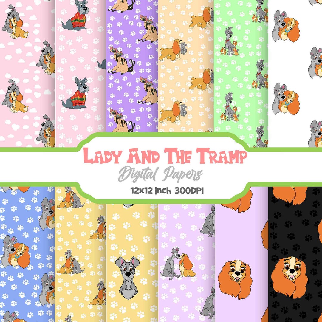 Dogs Seamless Pattern, Digital Papers, Scrapbook Papers, Pattern Paper ...