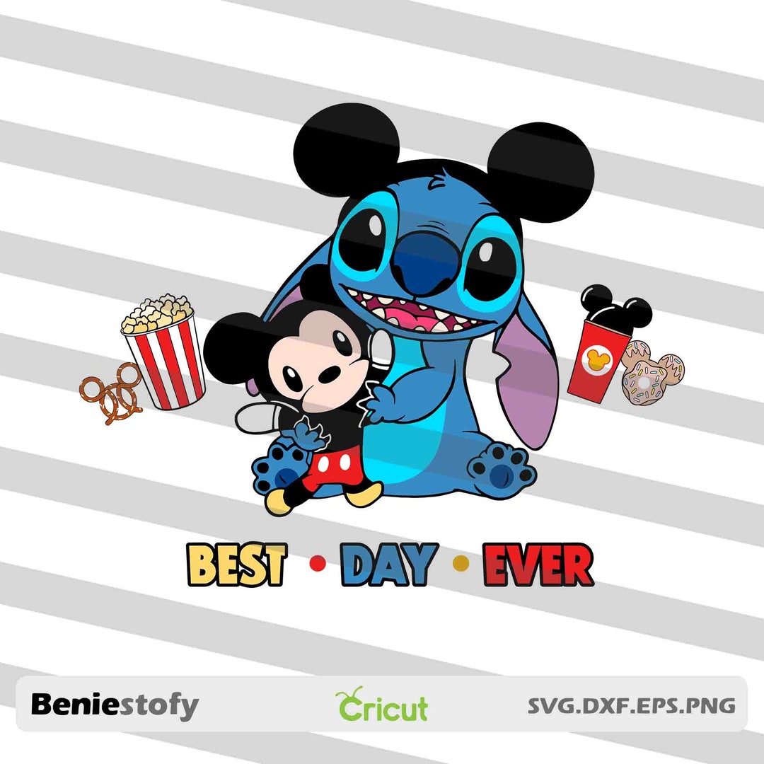 Best Day Ever Svg, Mouse Svg, Cartoon Svg, Cricut File, Clipart, Svg ...