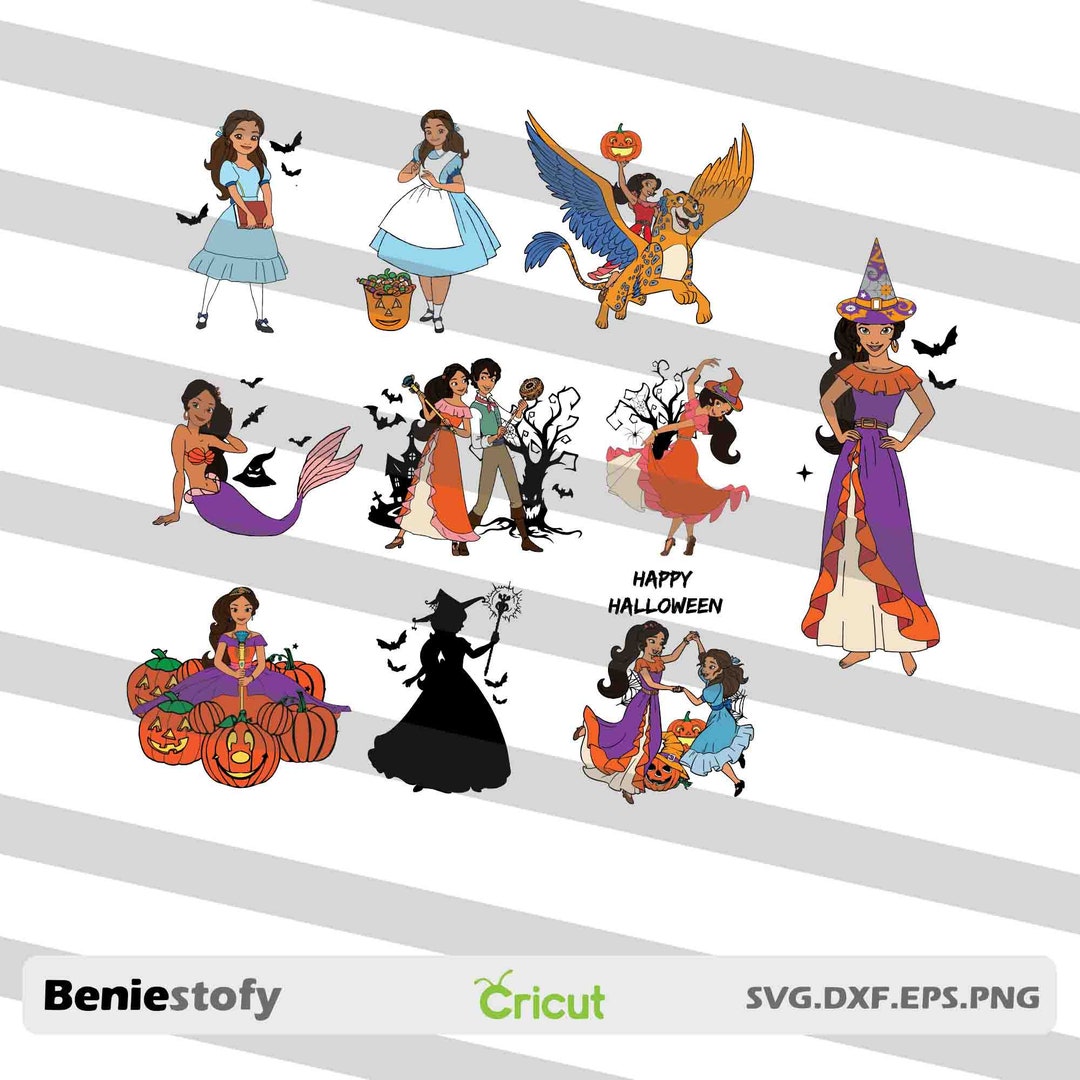 Princess Svg, Bundle, Halloween Svg, Cricut File, Clipart, Svg, Png ...