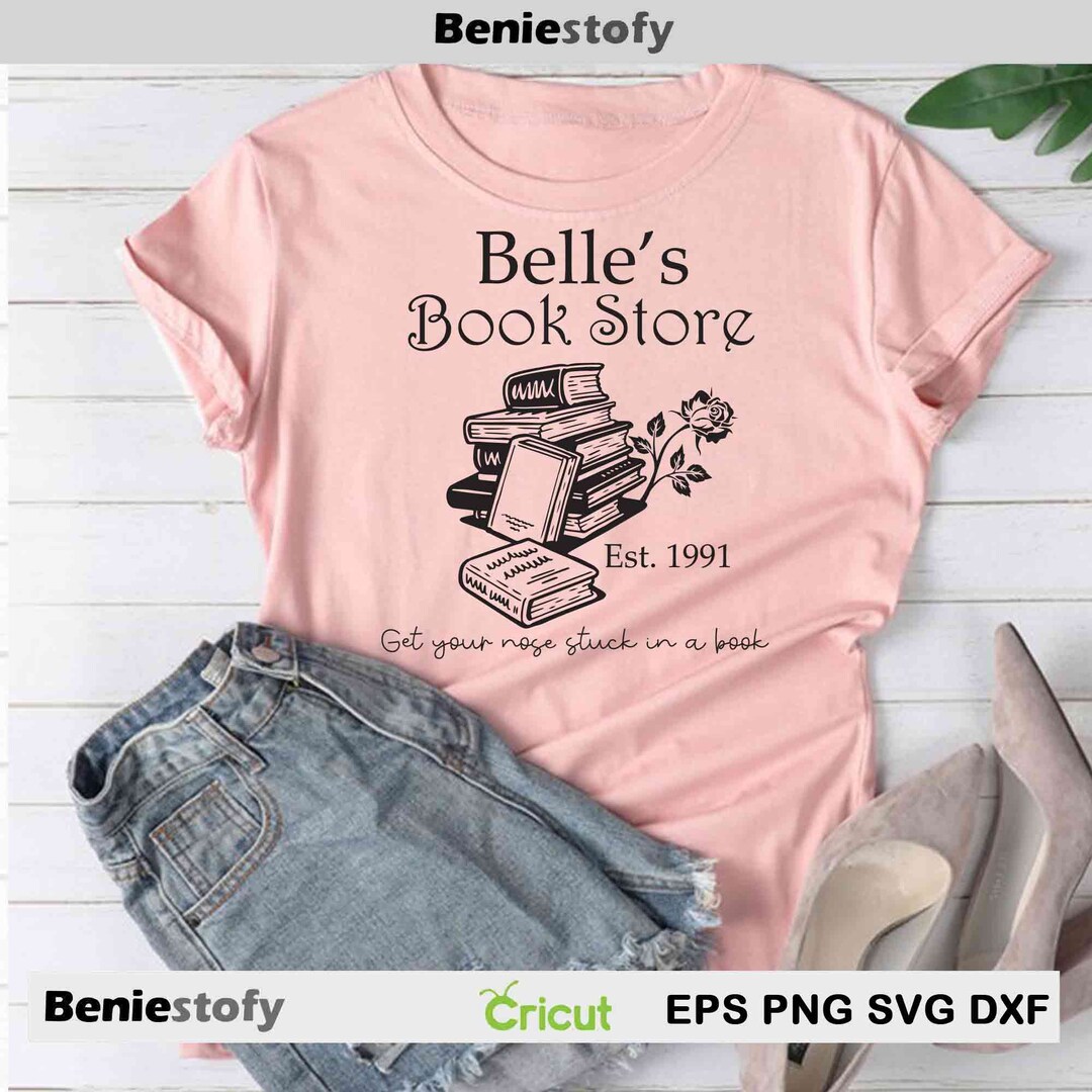 Book Store Svg, Cartoon Svg, Cricut File, Clipart, Svg, Png, Eps, Dxf ...