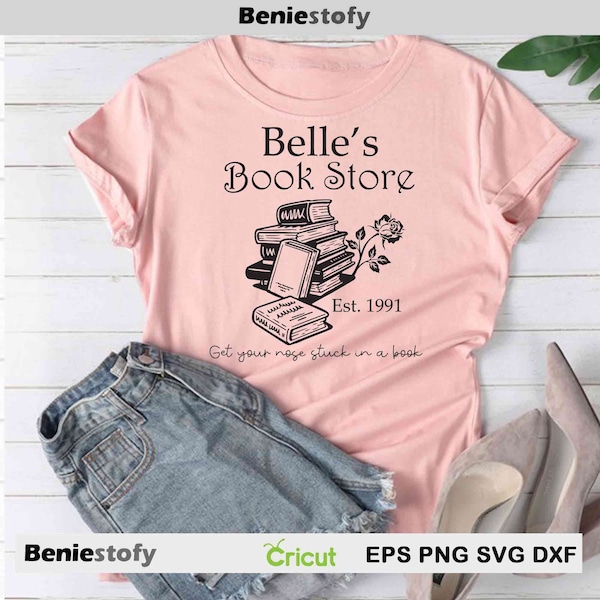 Belle Book Svg - Etsy