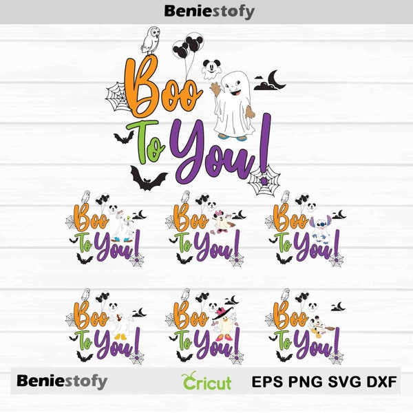 Mickey Boo to You Svg - Etsy