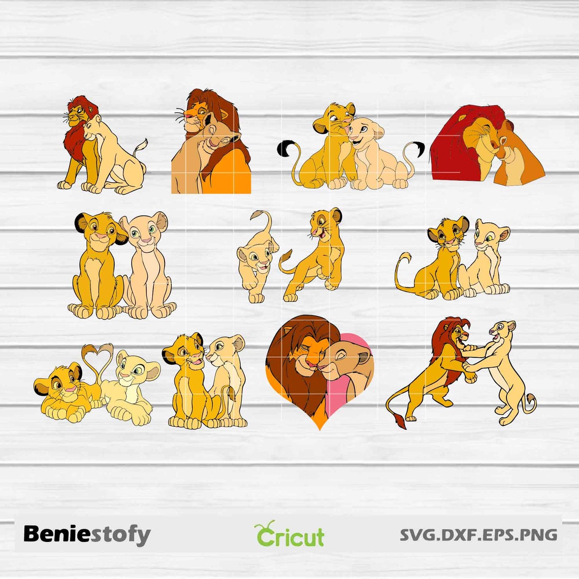 Love Svg Cartoon Svg Bundle Valentine's Day Svg Gift - Etsy