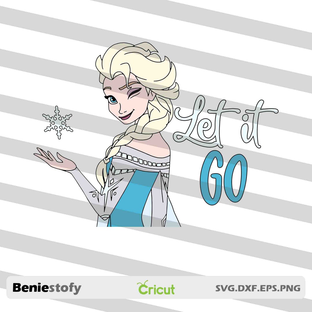 Let It Go Svg, Princess Svg, Cartoon Svg, Cricut File, Clipart, Svg ...