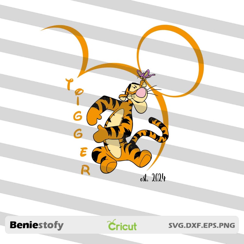 Tigger Svg - Etsy