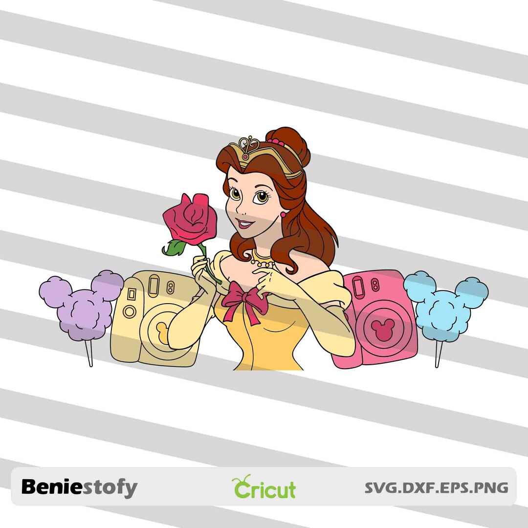 Cute Princess Svg, Family Svg, Cartoon Svg, Cricut File, Clipart, Svg ...