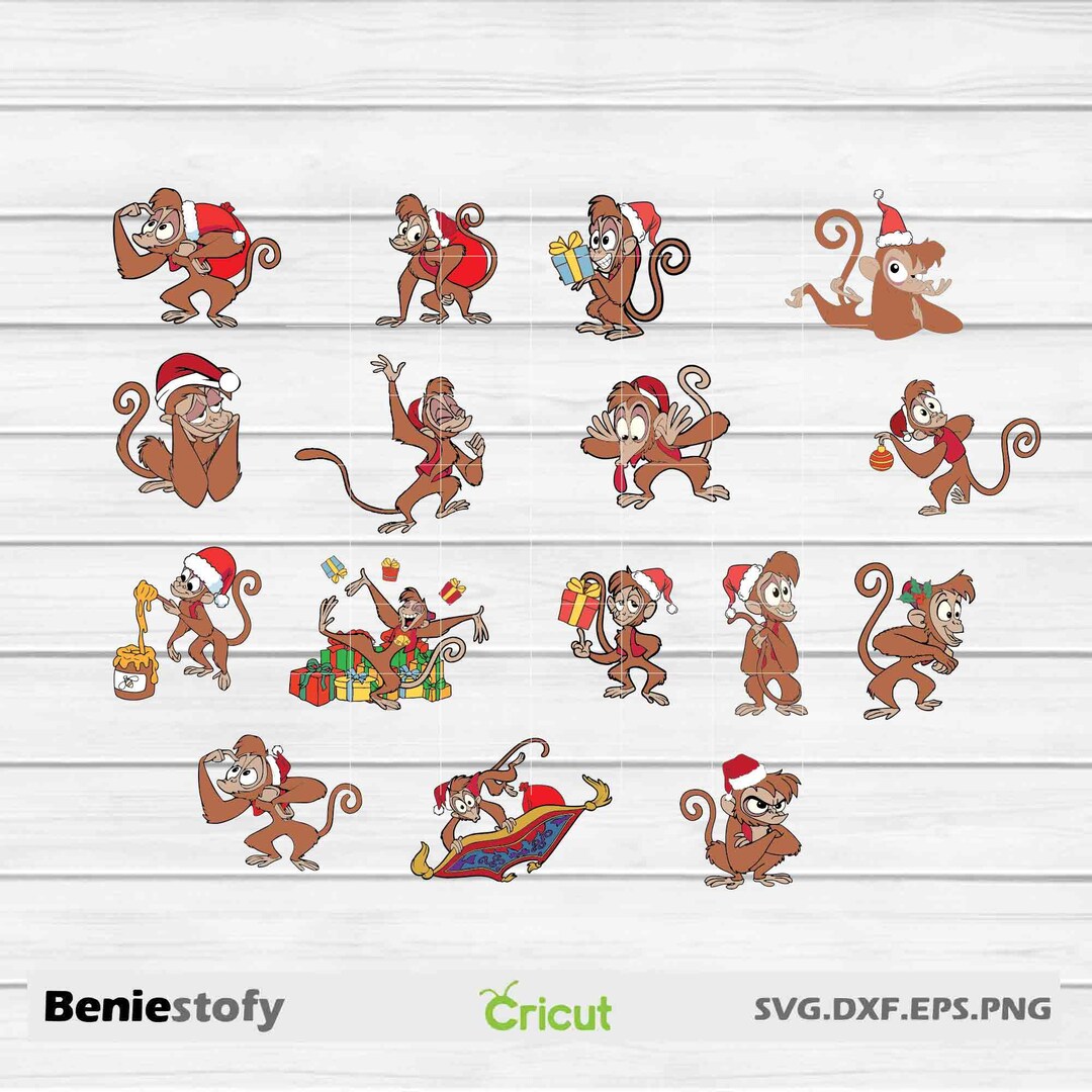 Santa Svg, Cartoon Svg, Christmas Svg, Gift Svg, Bundle, Cricut File ...