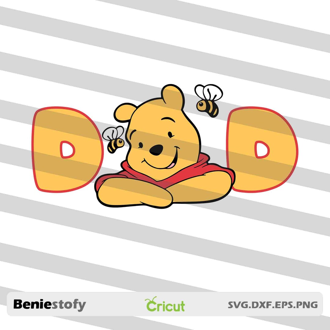 Dad Bear Svg, Bear Dad Svg, Dad Svg, Cartoon Svg, Father's Day Svg ...