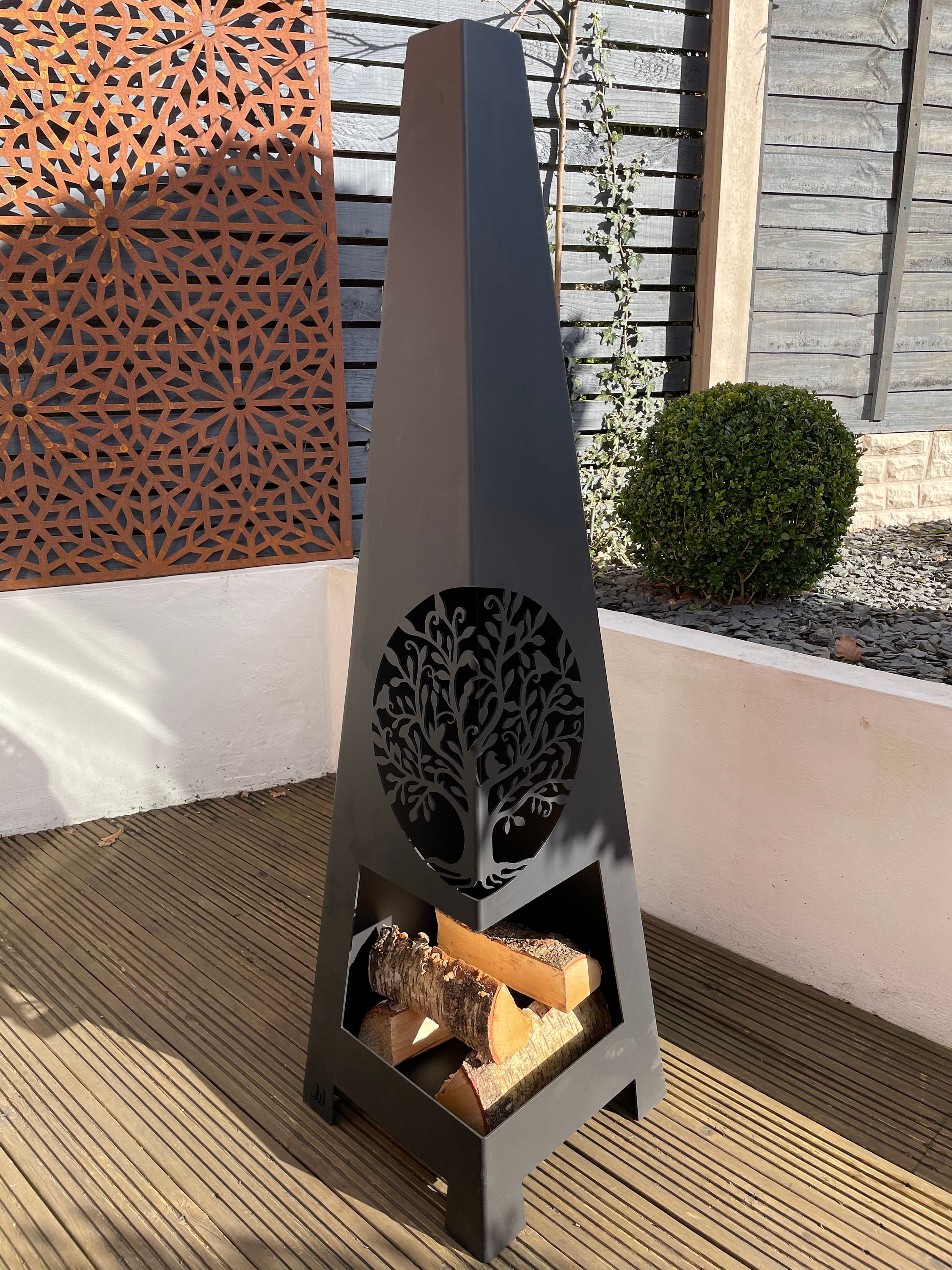 Metal Chiminea