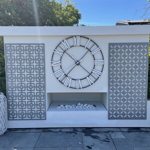 Laser Cut Steel Garden Privacy Decorative Screen Panels With - Etsy UK