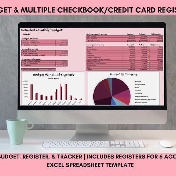 Checkbook Register - Etsy