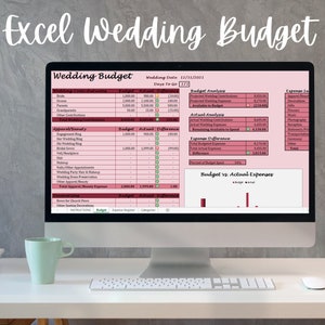 Wedding Budget Excel Wedding Expense Tracker Wedding Budget | Etsy