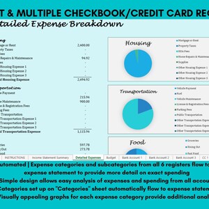 Budget, 6 Registers in 1, Checkbook and Credit Card Register and ...