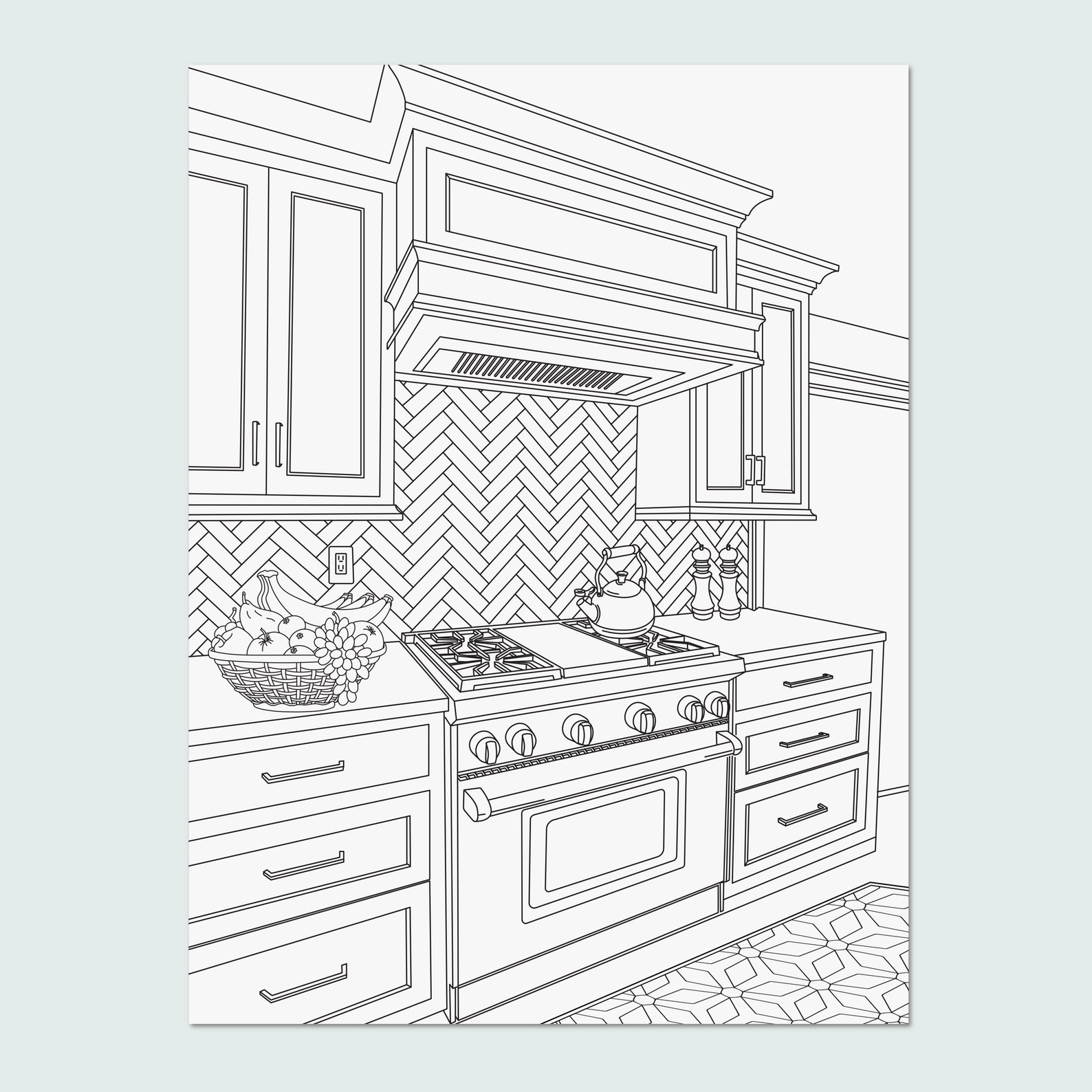 Interior Design Coloring Pages vol 1 Printable Adult - Etsy Canada