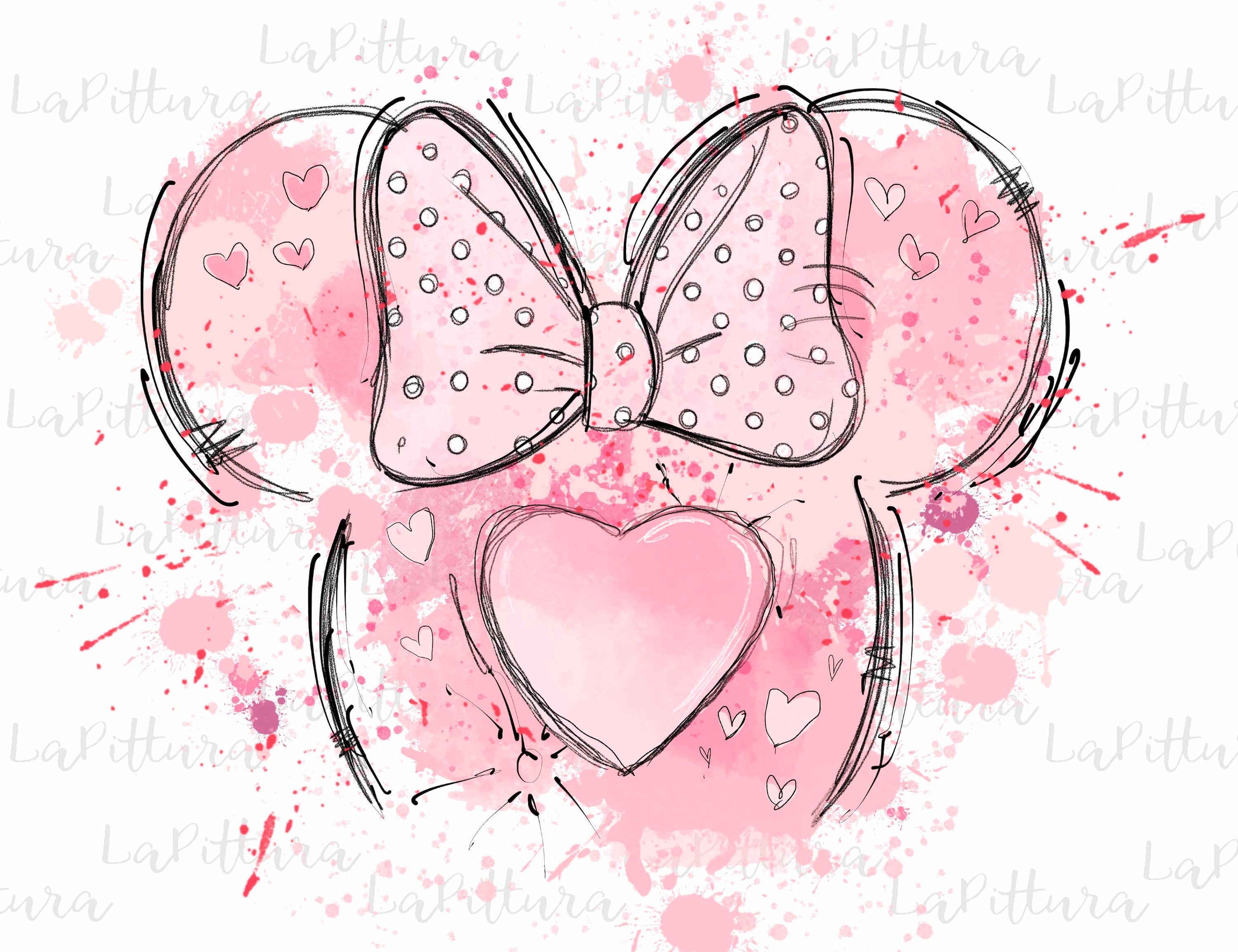 Pink Valentine Clipart Png Pink Valentine Sublimation - Etsy