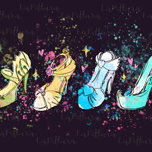 Princess Shoes Clipart, Princess Png, All Princess Clipart, Princess ...