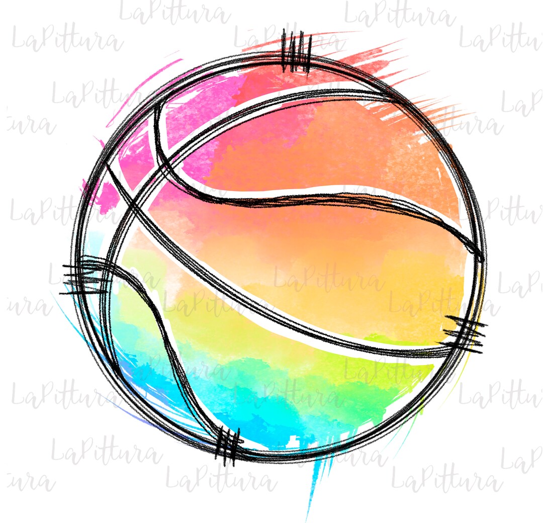 Rainbow Basketball PNG, Basketball Png , Basketball Clipart Team ...