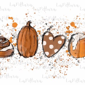 Fall Vibes Png Watercolor Fall Clipart Fall Png Files for - Etsy