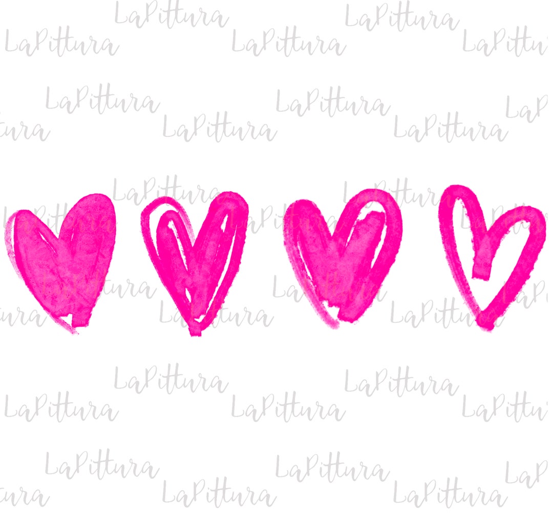 Pink Hearts Png, Hearts Clipart Png, Pink PNG, Pink Heart Designs, Love ...