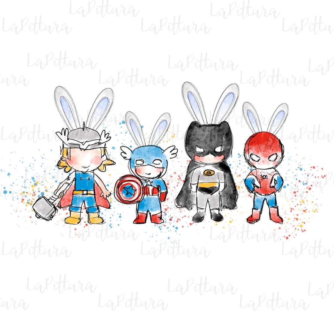 Watercolor Easter Boys PNG, Boys Clipart, Easter Bunny Boys Clipart ...