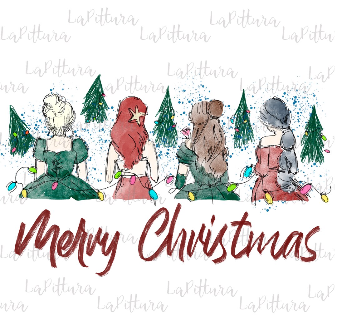 Christmas Princess Clipart, Merry Christmas, Christmas Princess Png ...