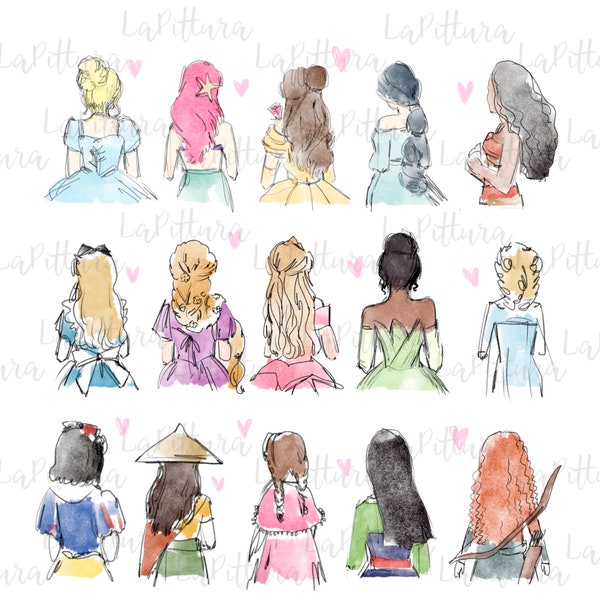 Princess Valentines - Etsy