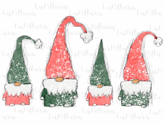 Christmas Gnomes Png Gnomes Design Christmas - Etsy